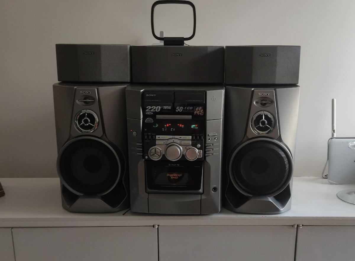Sony Hcd-m300av Stereo System Mega 50+1 Cd | Item Info & Eletro Sony ...