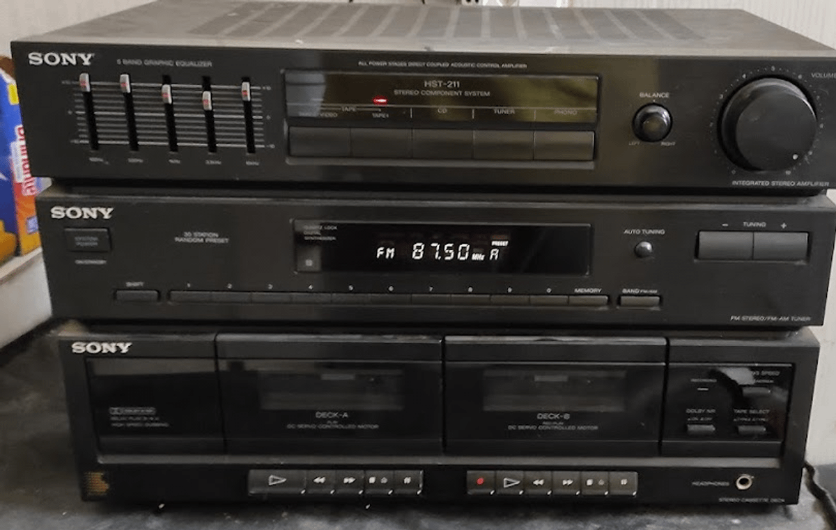 Sony Hst 211 Radio Ok Tape sem Teste | Item de Música Usado 62191789 ...