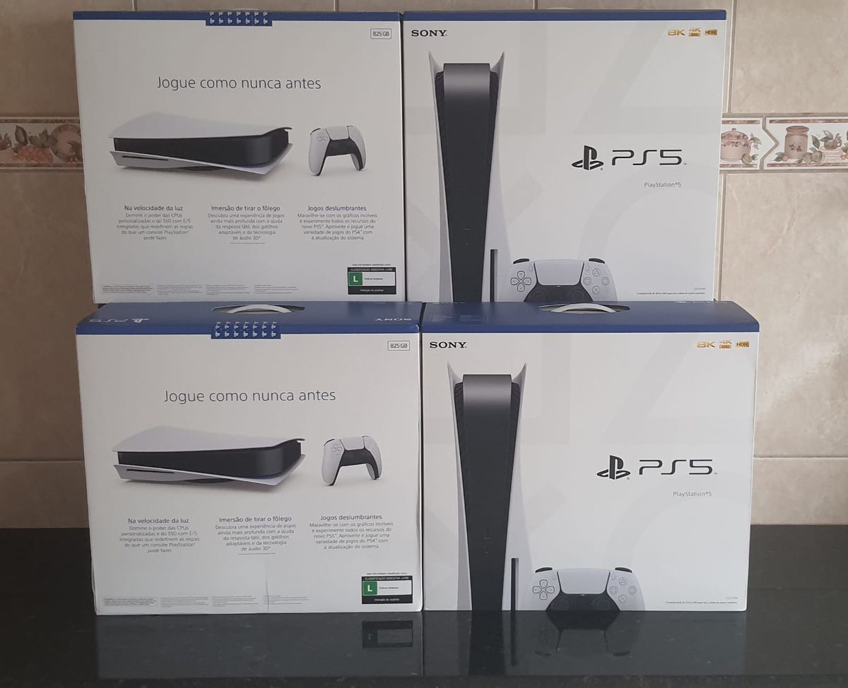 Sony Playstation 5 Lacrado com Nf e Garantia Ps5 | Console de Videogame ...