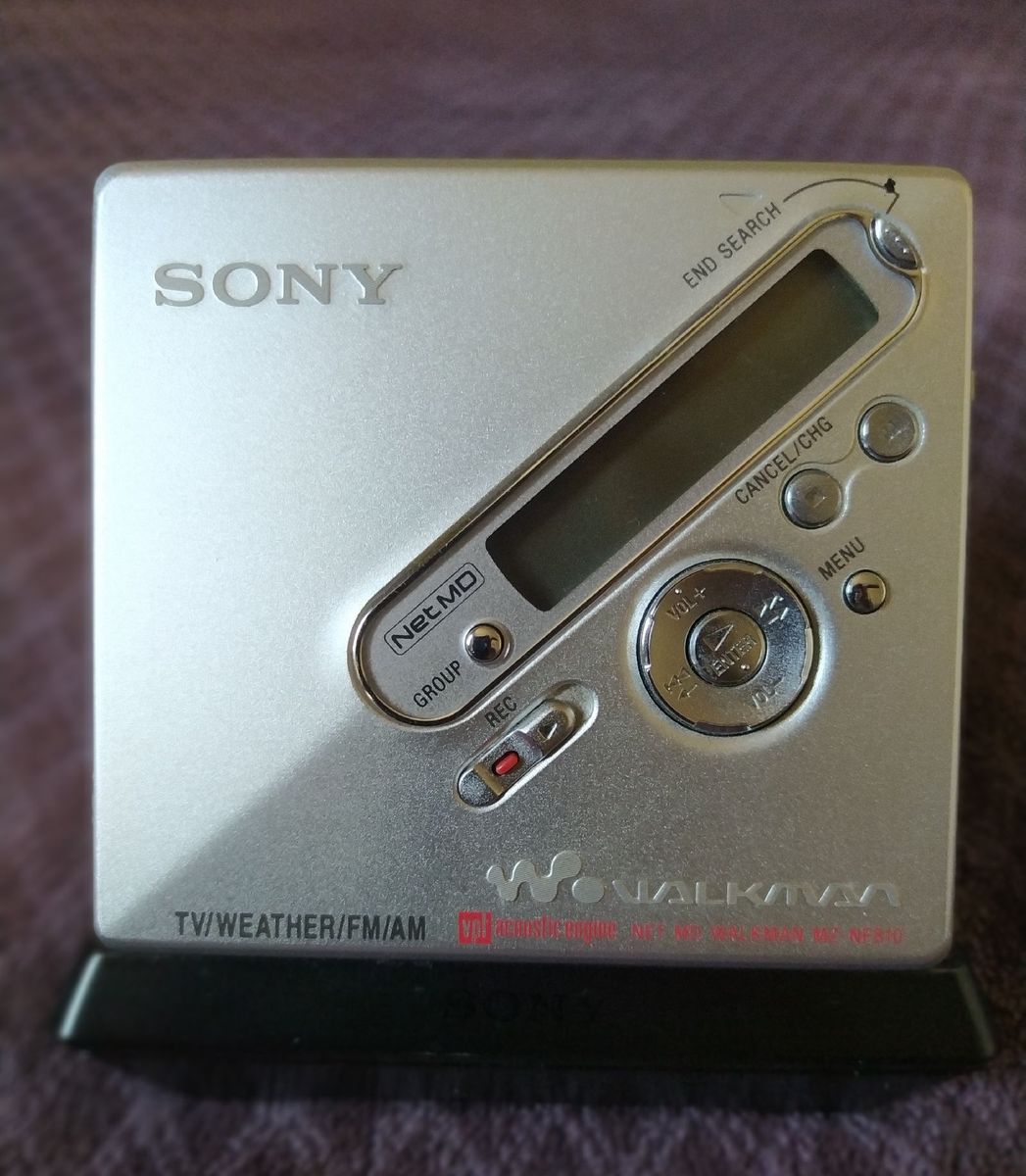 Sony Walkman Mz-nf810 Minidisc Player e Recorder Novo | Item de Música ...