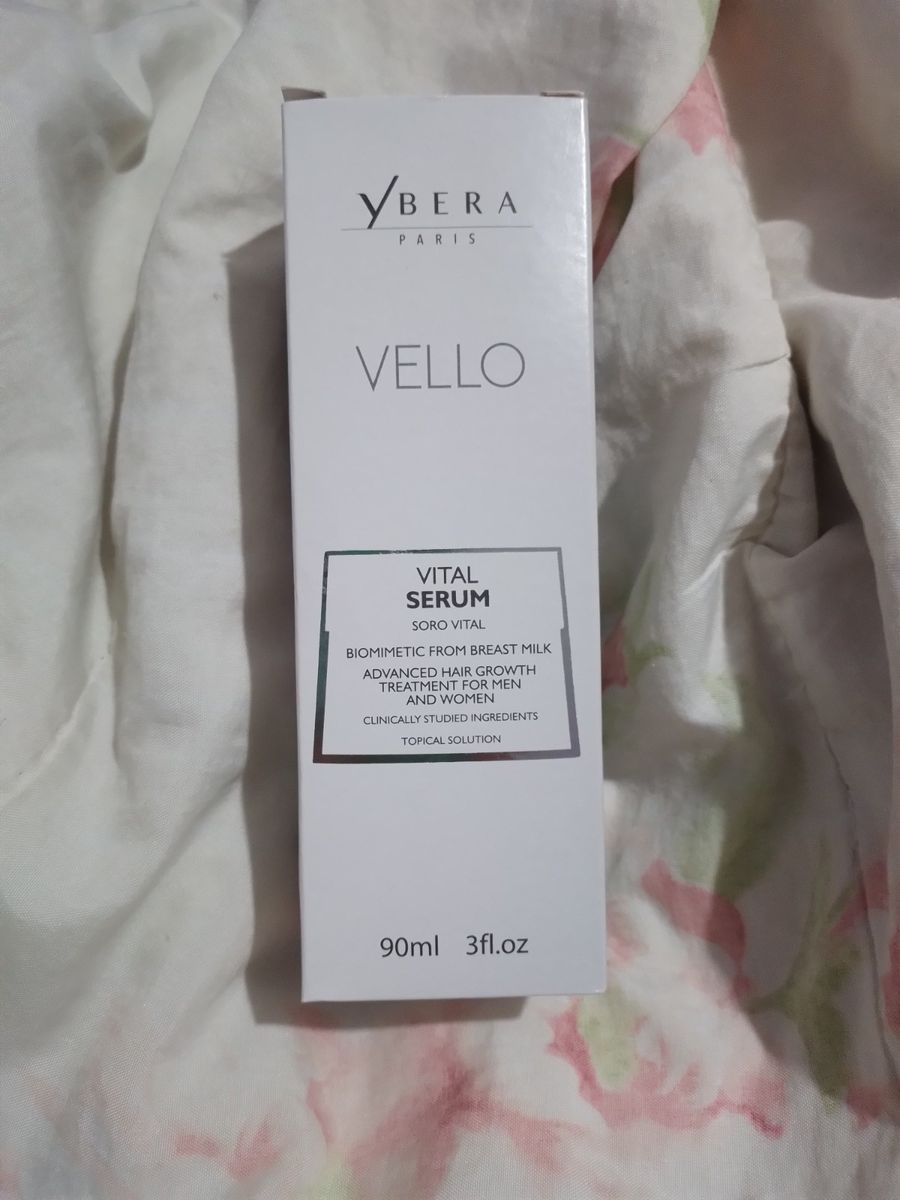 Soro Vital Vello 90ml - Ybera Paris | Produto p/ Cabelos Feminino Ybera Paris Nunca Usado ...