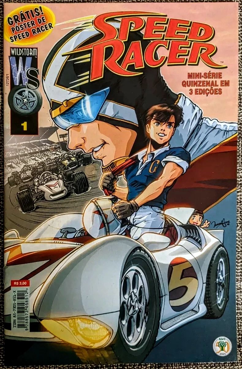 Speed Racer N° 1 (2000) Acompanha Poster de 33x51cm, em Papel Couchê ...