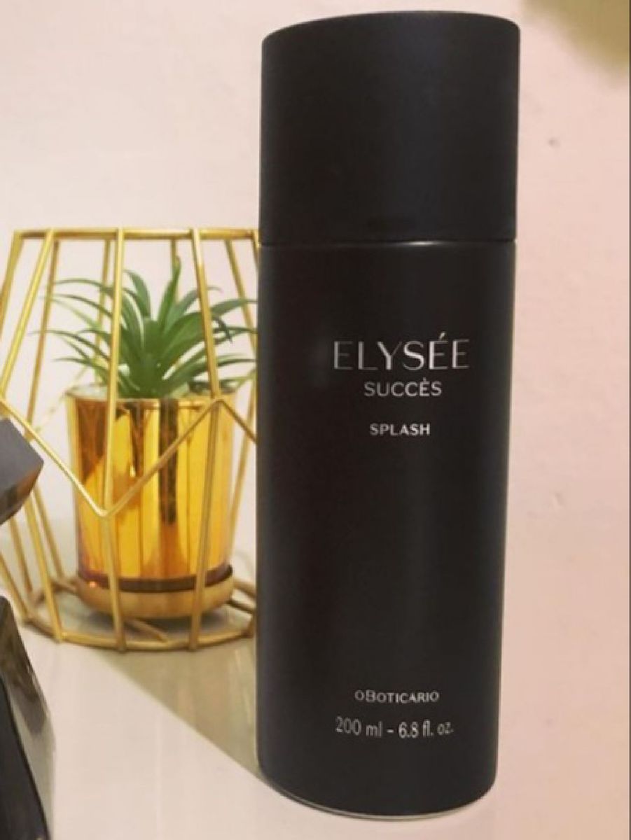 Splash Desodorante Colônia Elysée Succès 200ml | Perfume Feminino O Boticário Nunca Usado ...
