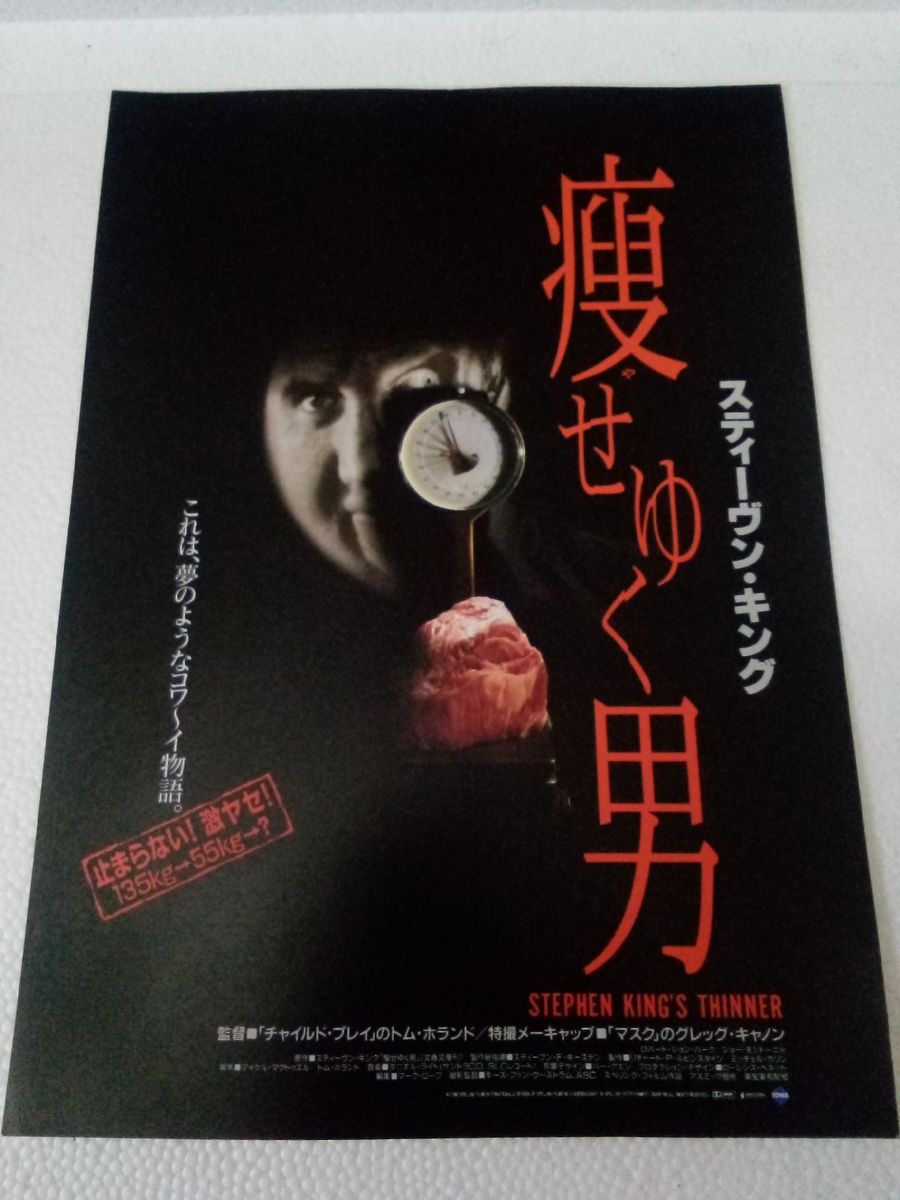 Stephen King's Thinner Mini Pôster Japonês do Filme | Livro Usado ...