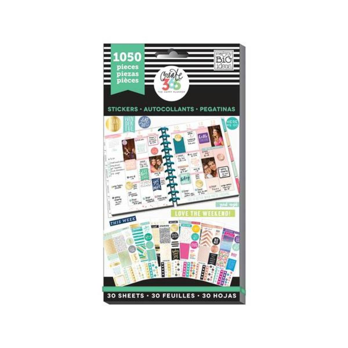 Sticker Create 365 (1050) | Item de Papelaria Adesivos Para Scrap E ...