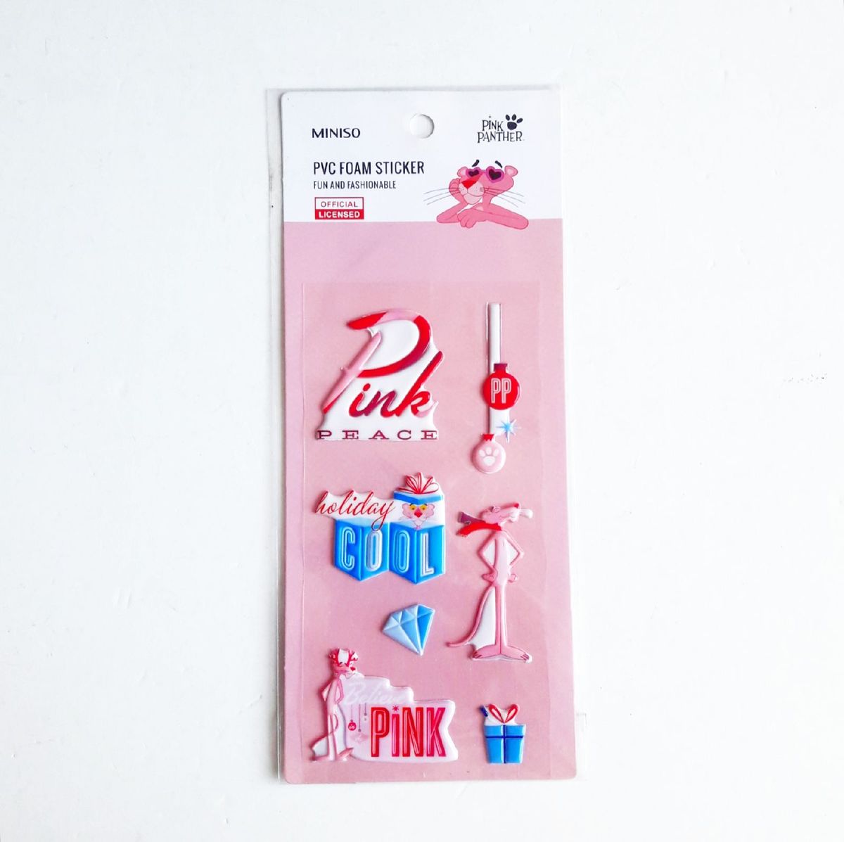 Sticker Foam Pantera Cor de Rosa Adesivo Pink Panther Oficial ...