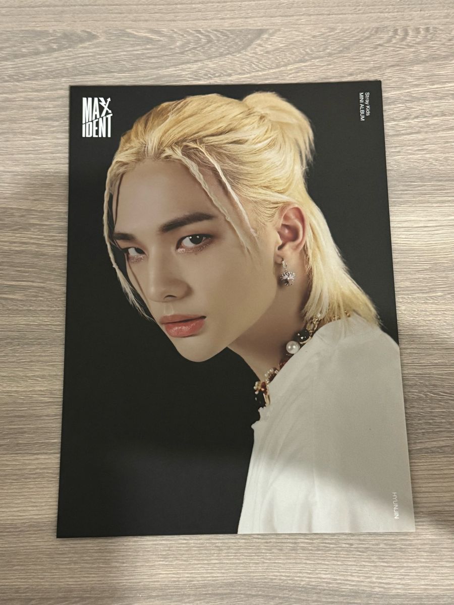 Stray Kids Post Card Hyunjin Maxident Postcard Oficial Kpop K-pop K Pop ...