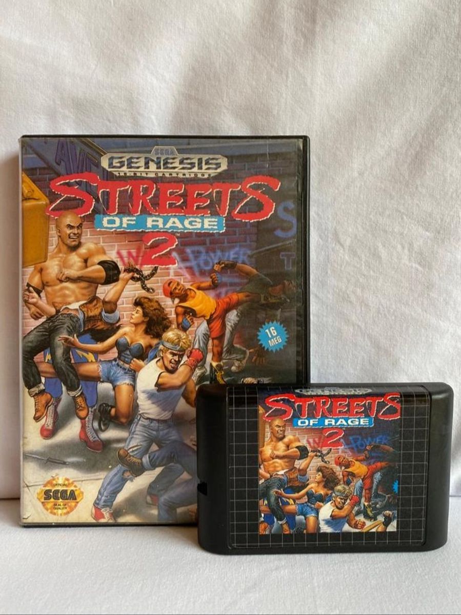 Streets Of Rage 2 - Mega Drive | Jogo de Videogame Sega Usado 72292027 ...