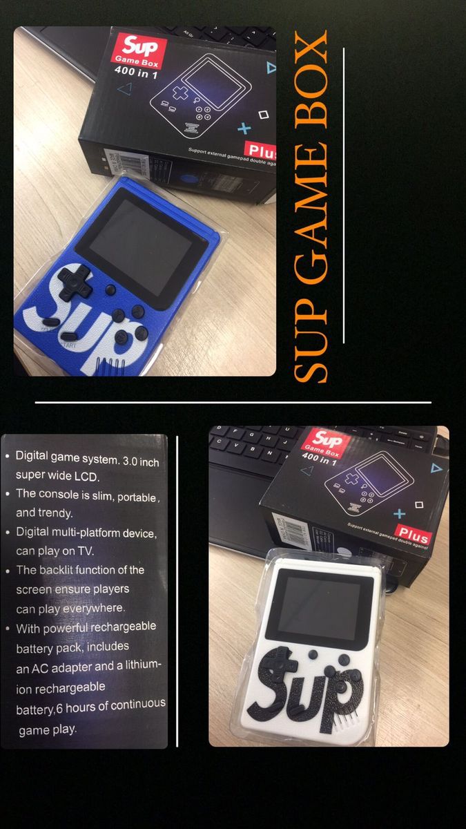 Sub Game Box 400 em 1 | Item Infantil Sup Plus Nunca Usado 76671178 ...