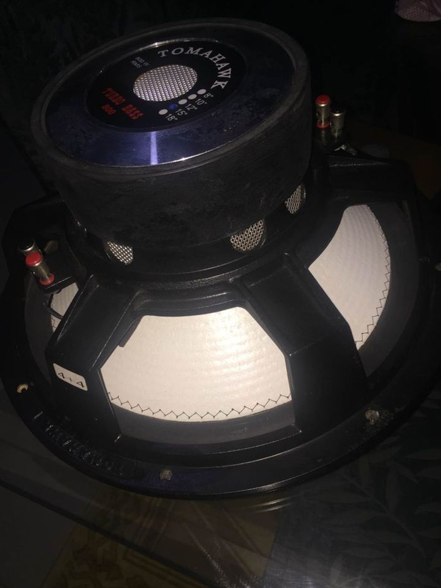 Subwoofer Tomahawk Turbo Bass 15'' | Produto Masculino Tomahawk Usado ...