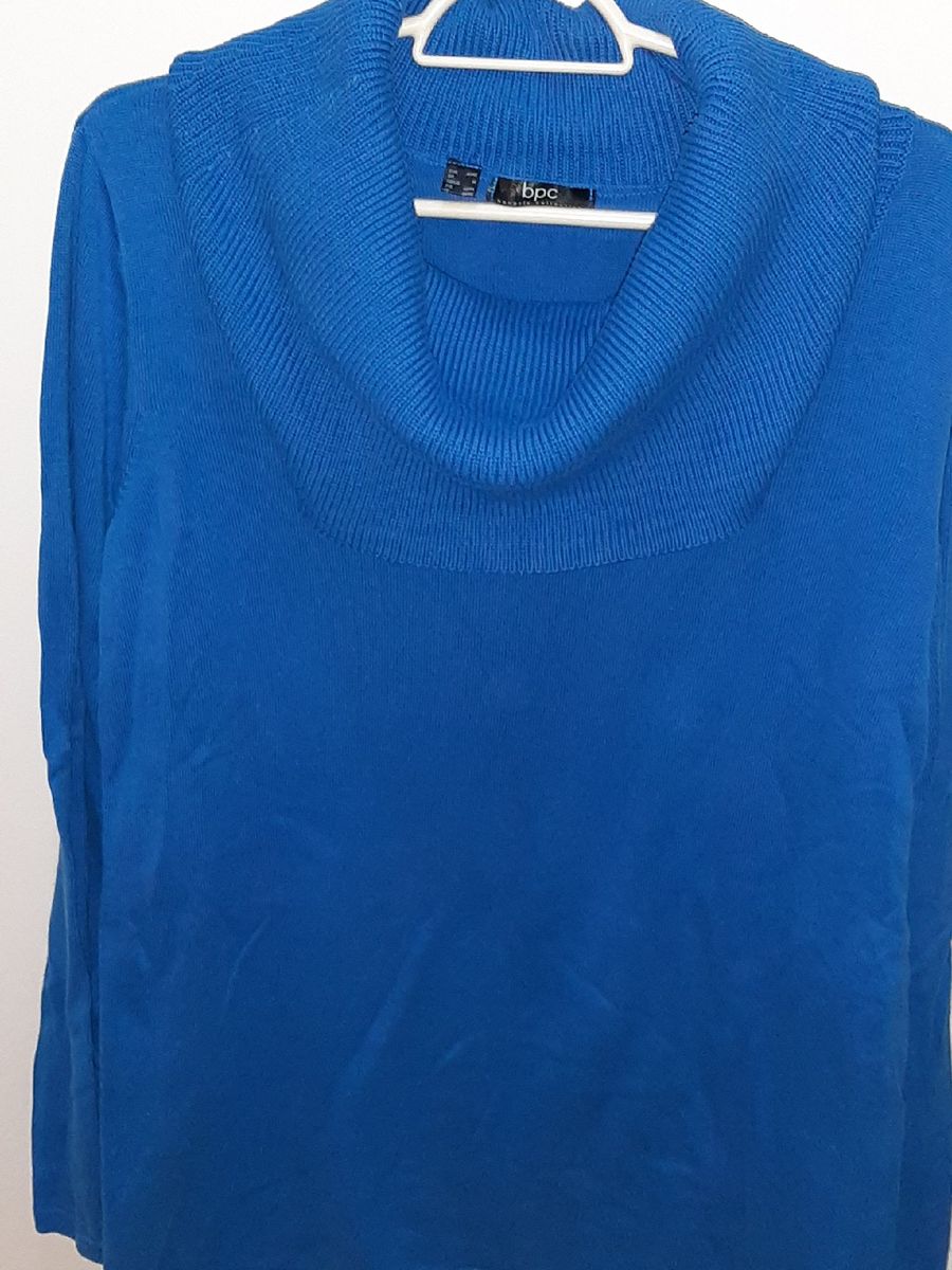 Sueter de Tricô Azul Royal | Blusa Feminina Bonprix Usado 68728640 | enjoei