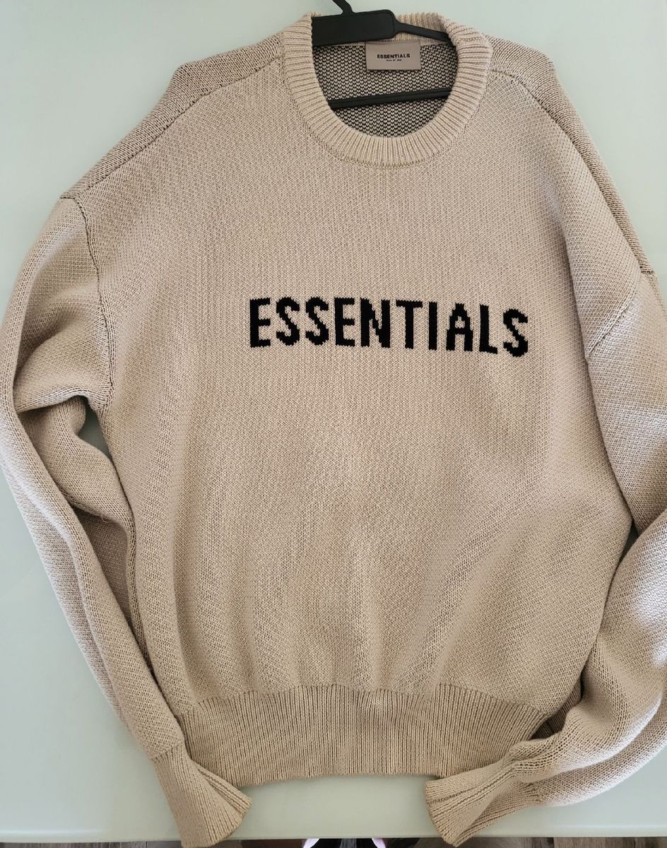 Sueter Fear Of God Essentials | Casaco Masculino Fear Of God Usado ...