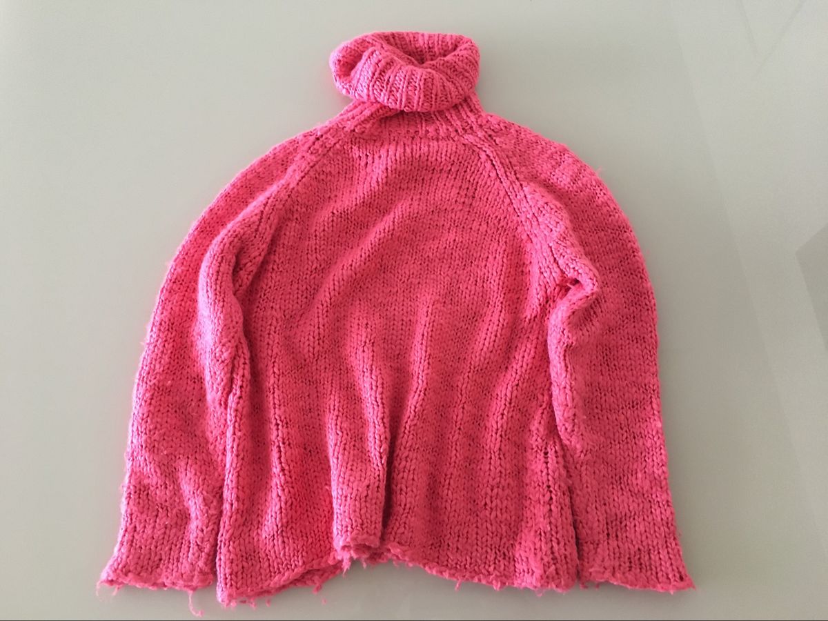 Sueter Lã Rosa Choque | Casaco Feminino Le Lis Blanc Usado 85334252 ...