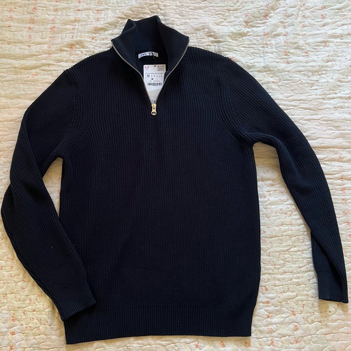 Suéter Meio Zíper Zara | Casaco Masculino Zara Nunca Usado 106399531 ...