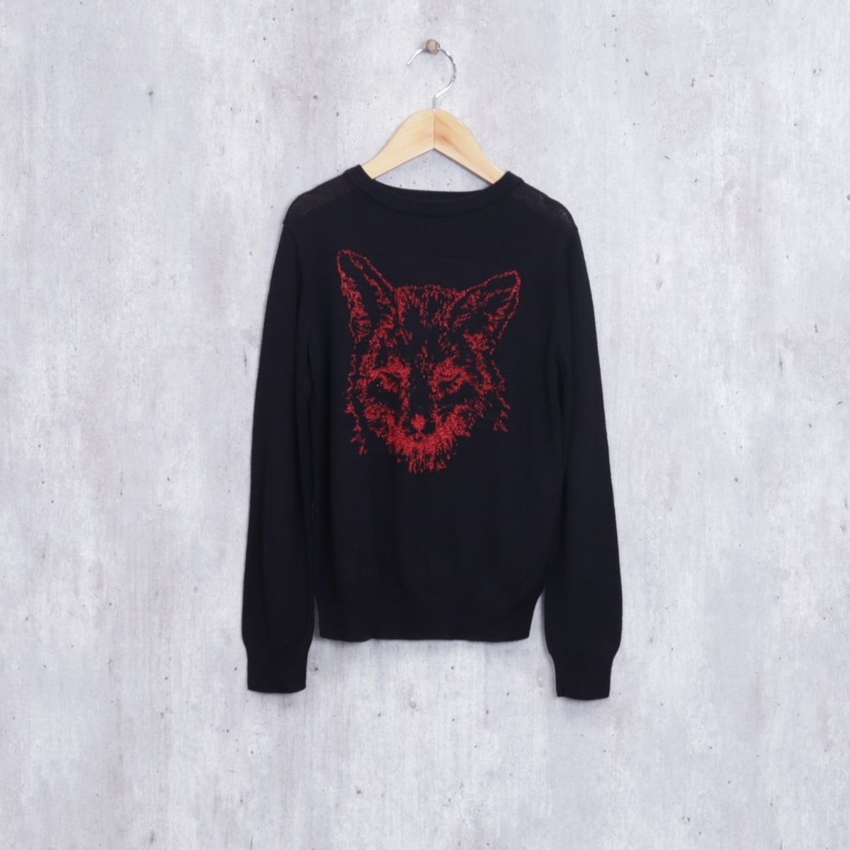 Suéter Preto Lobo Tricô Fio Metalizado Ellus | Roupa Infantil para ...