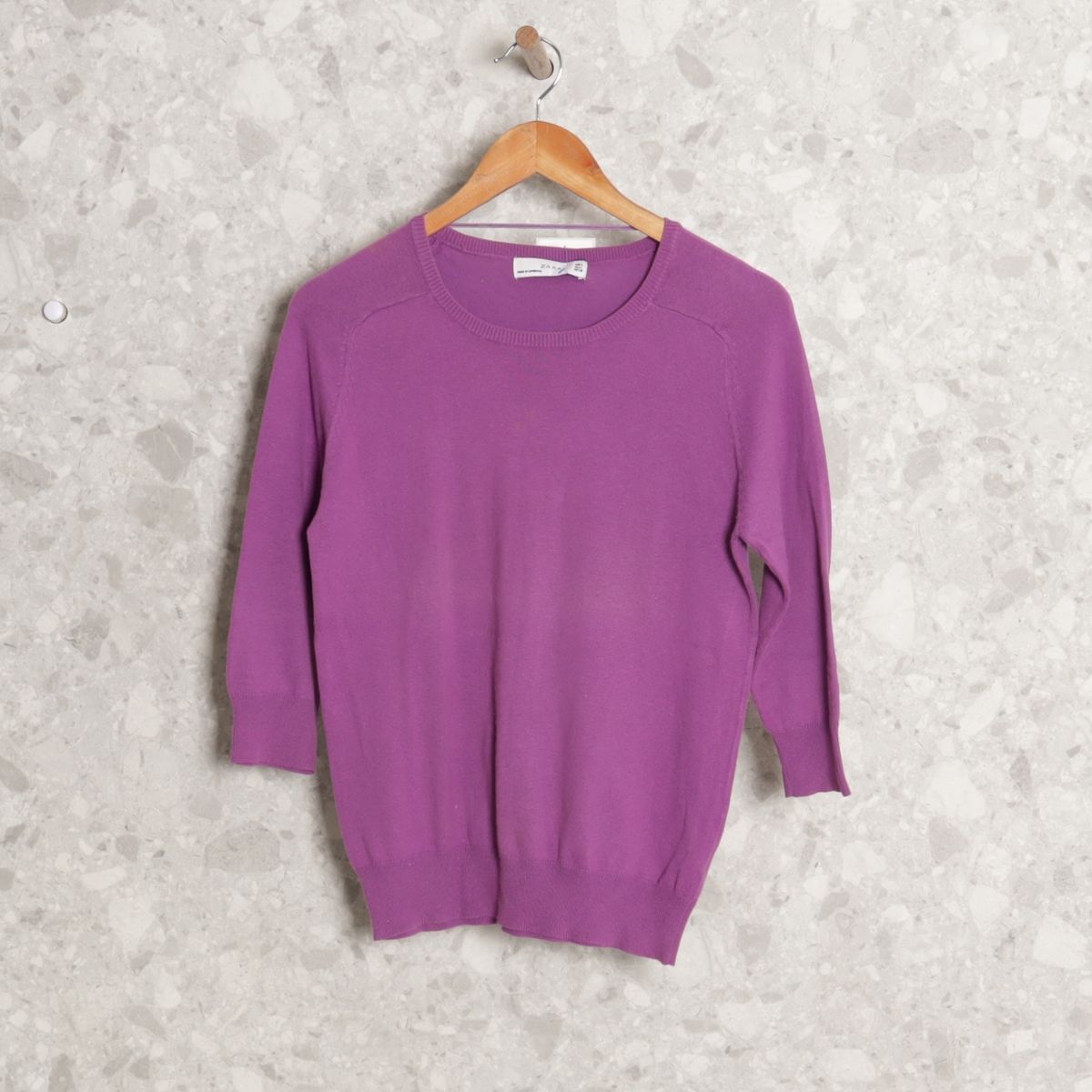 Suéter Roxo Zara | Casaco Feminino Zara Usado 110875867 | enjoei