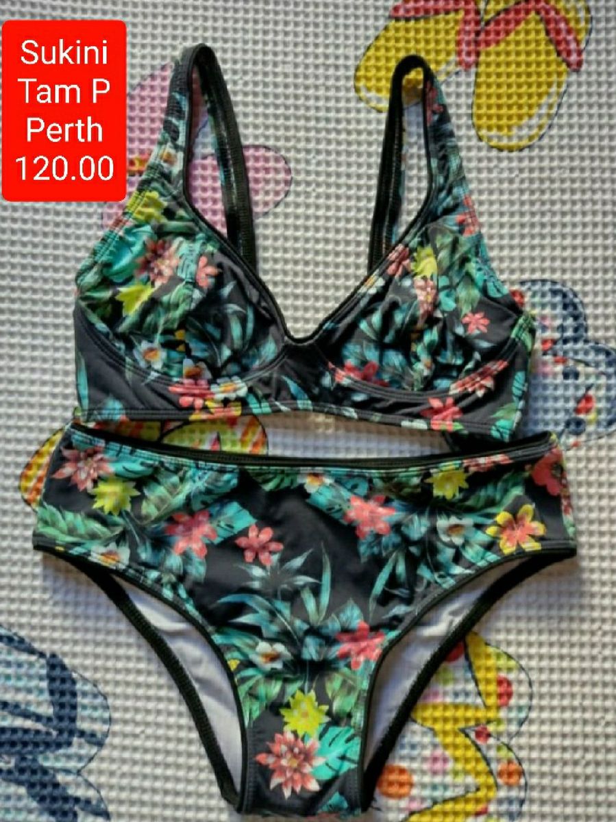 Sukini Estampado 2 | Moda Praia Feminina Perth Usado 81928323 | enjoei