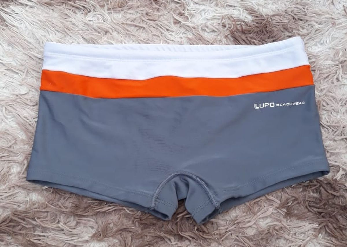 Sunga Cinza Lupo (e) | Moda Praia Masculina Lupo Usado 56762136 | enjoei