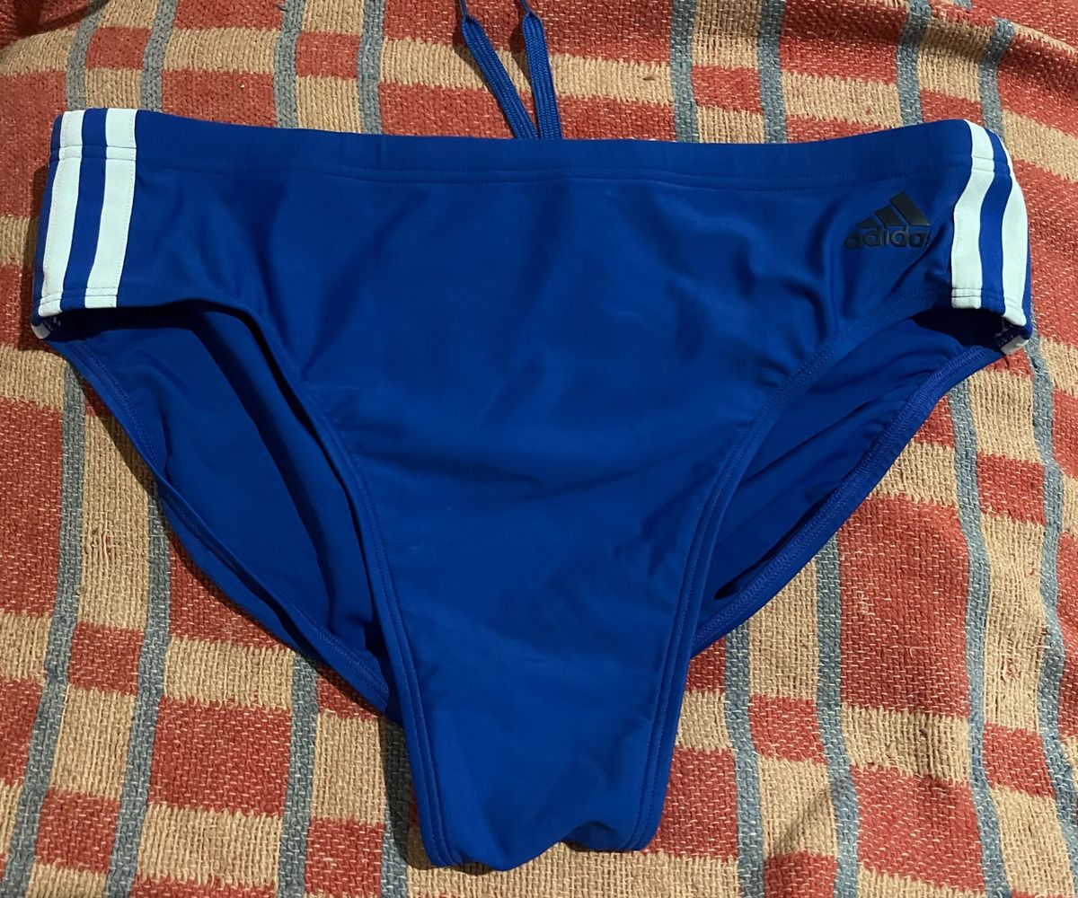 Sunga Slip Adidas 3s Azul Marinho G | Moda Praia Masculina Adidas Usado ...