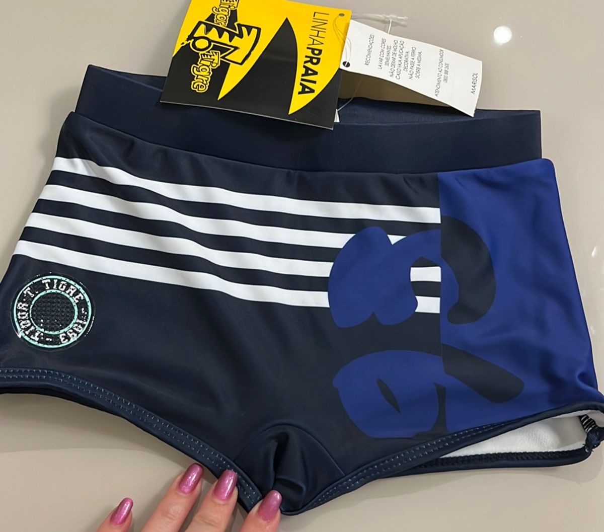 Sunga Tigor Tamanho 4 Ideal 3-4 Anos | Roupa Infantil para Menino Tigor ...