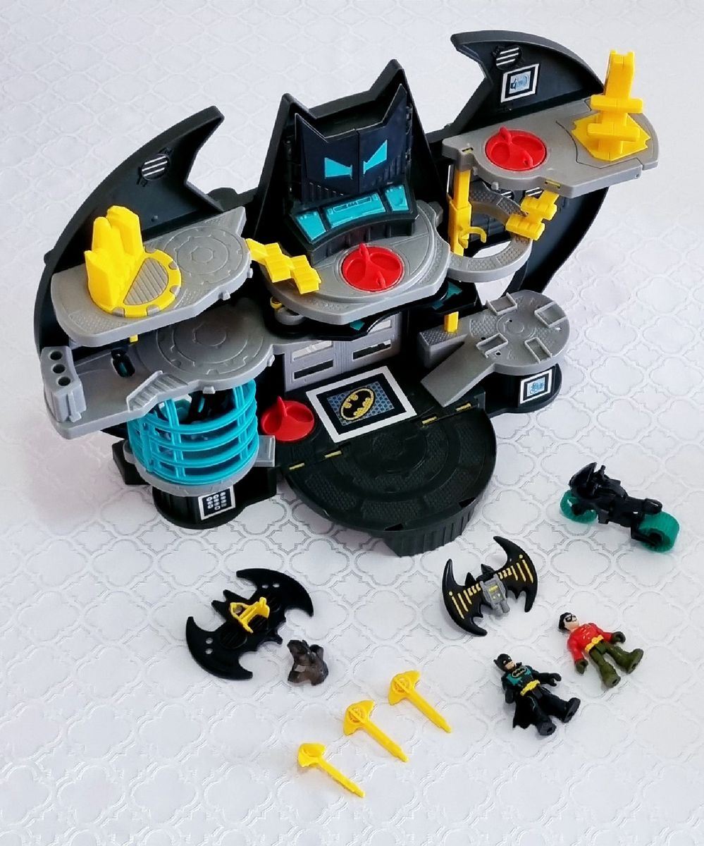 Super Batcaverna Batman Imaginext Fisher Price | Brinquedo Imaginext ...