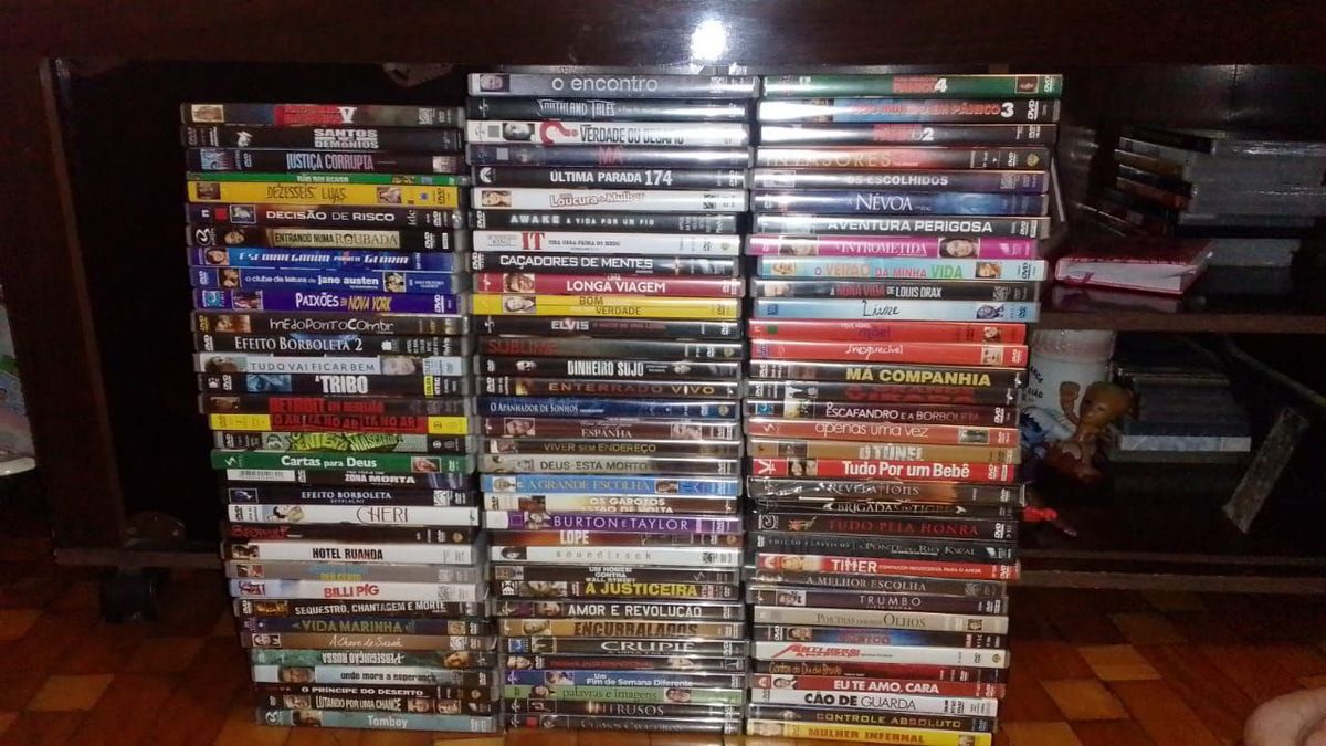 Super Coleção Lote Dvds 100 Unidades Originais | Filme e Série Dvd ...