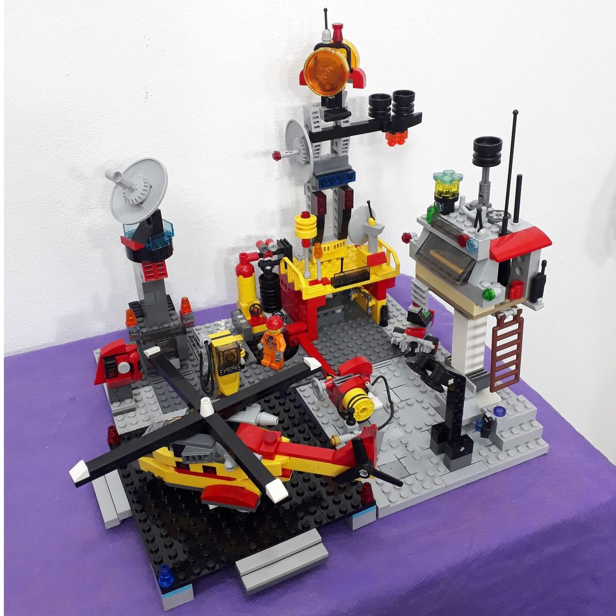Super Heliporto Lego Completo - Set Exclusivo | Brinquedo Lego Usado ...