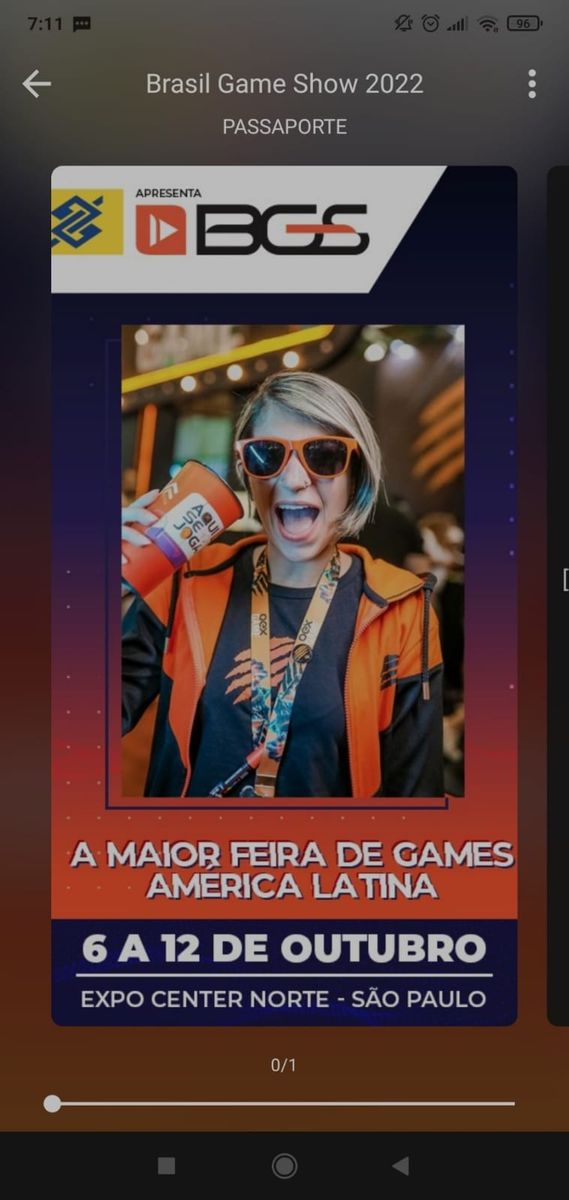 Super Ingresso Pre Venda Passaporte Bgs 2022 | Item Info & Eletro Nunca Usado 74560477 | enjoei