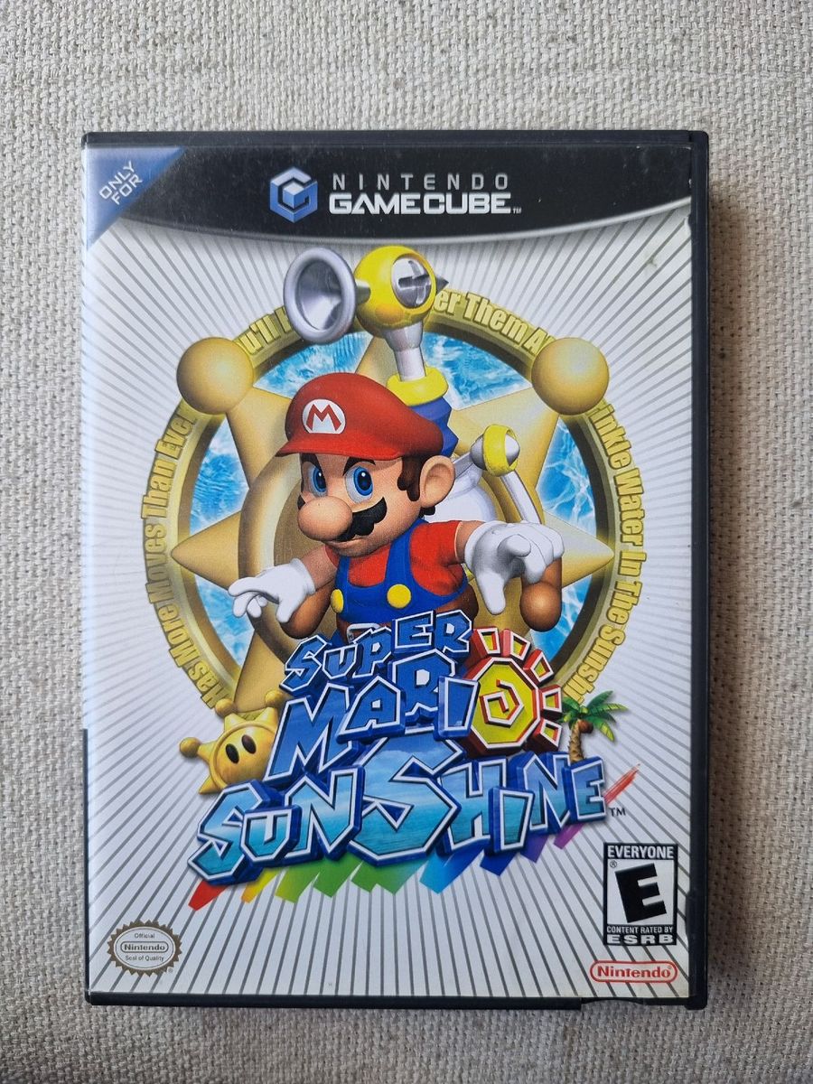 Super Mario Sunshine (gamecube) 100% Original e Completo (cib) | Jogo ...