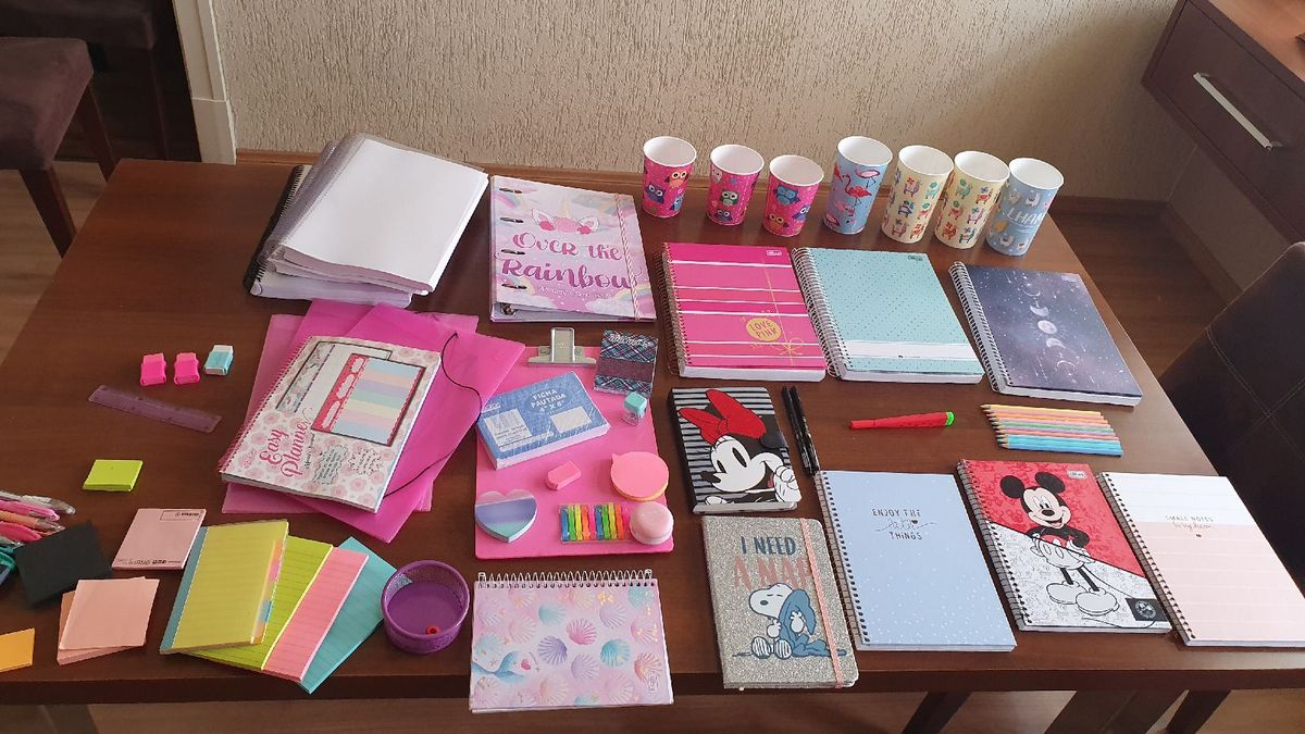 Super Mega Ultra Hiper Power Kit com Diversos Itens de Papelaria | Item ...