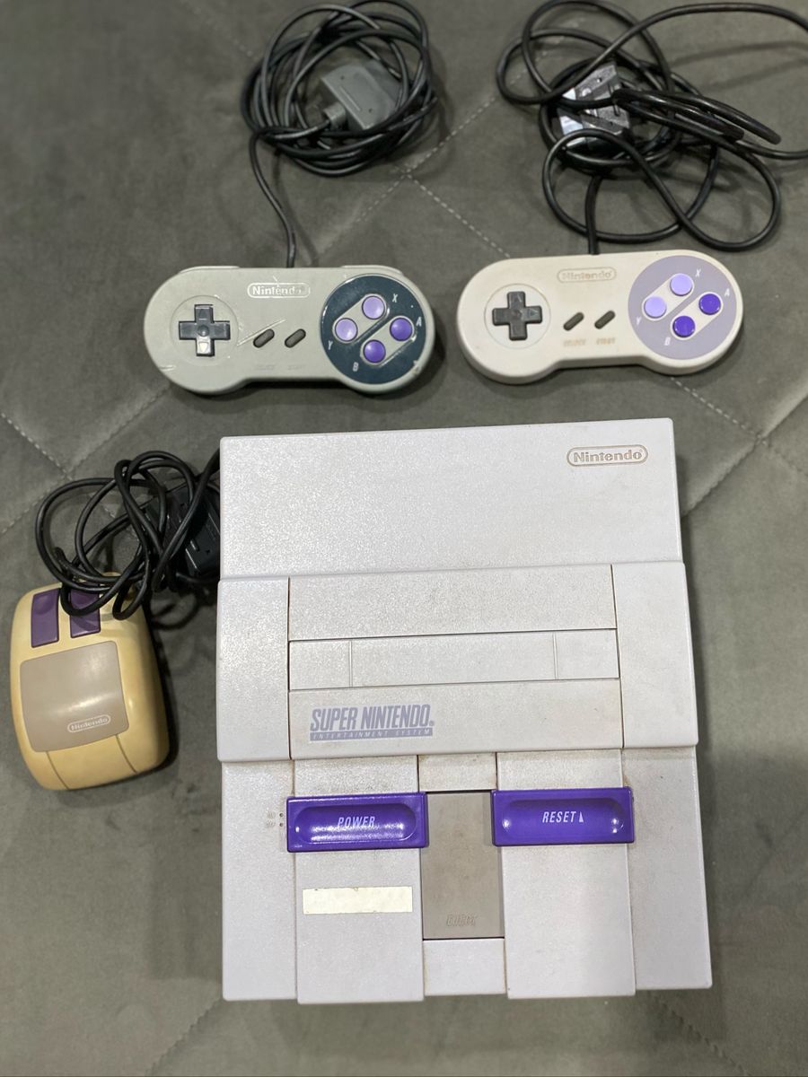 Super Nintendo 94 Original + 14 Jogos e 3 Controles | Console de ...