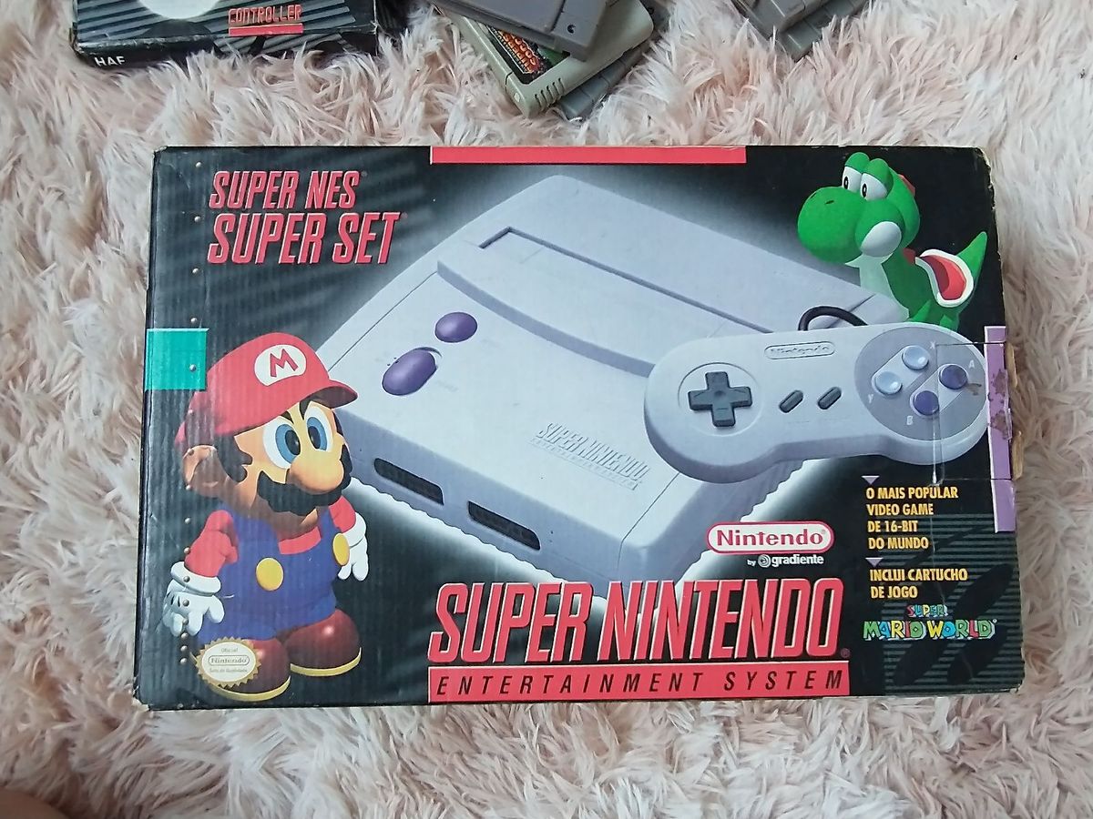 Super Nintendo Antigo para Decoração | Produto Vintage e Retro Nintendo ...