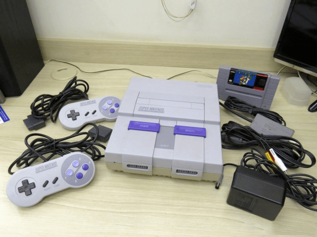 Super Nintendo Antigo | Console de Videogame Usado 61019335 | enjoei