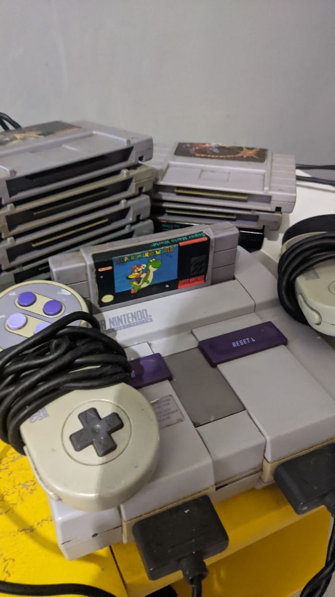 Super Nintendo Completo - Colecionador | Console de Videogame Nintendo ...