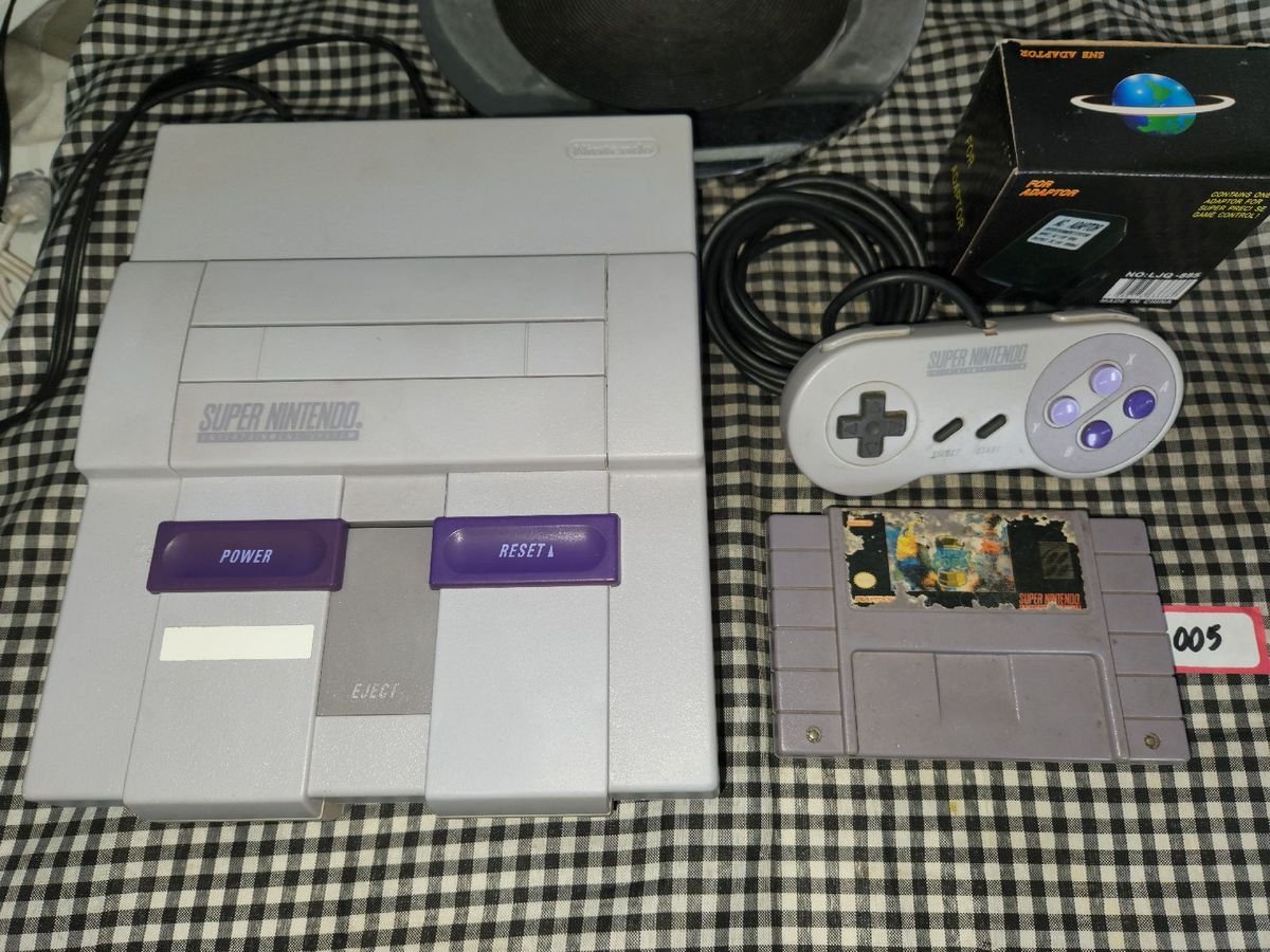 Super Nintendo Completo | Console de Videogame Nintendo Usado 76164002 ...