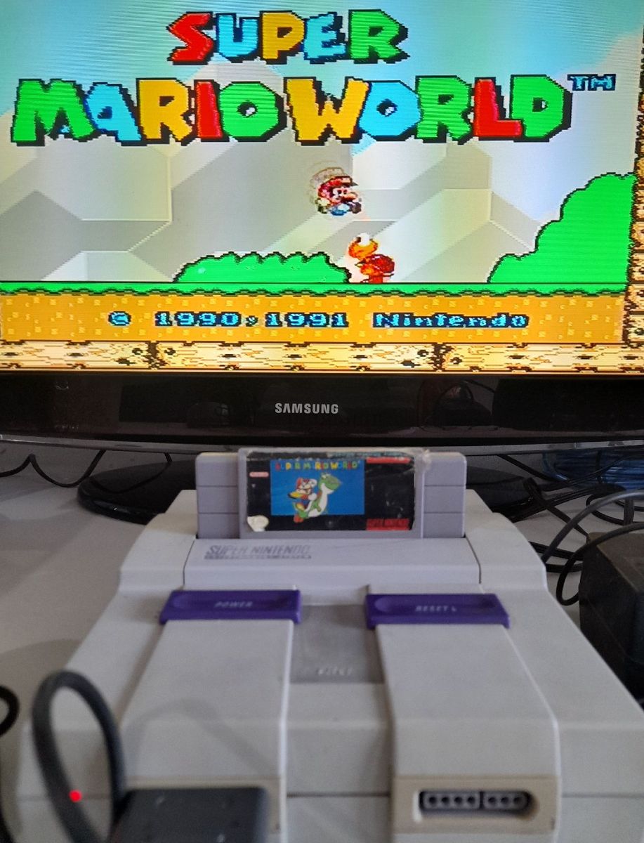 Super Nintendo Fat Completo | Console de Videogame Nintendo Usado ...