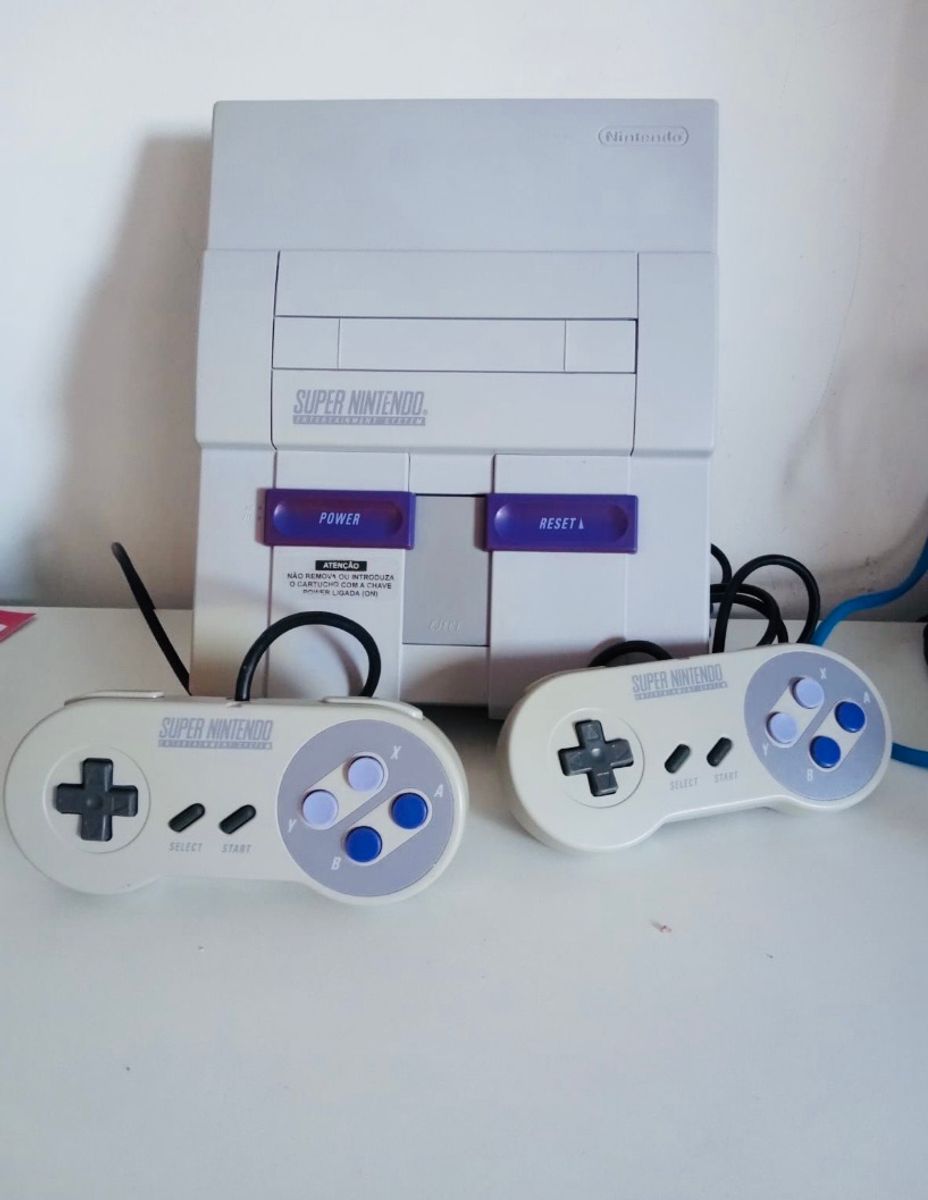 Super Nintendo Item de Colecionador Excelente Estado de Conservação ...