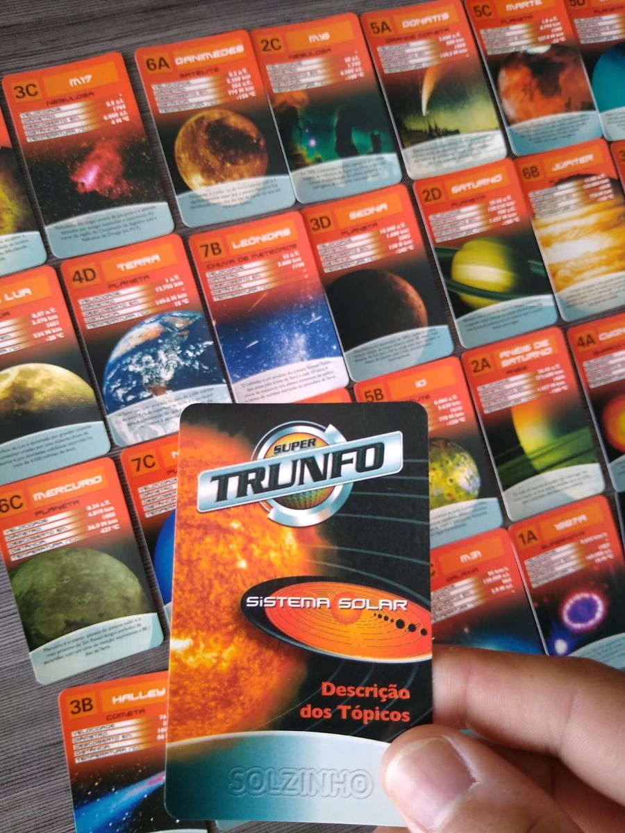 Super Trunfo Cidades e Sistema Solar | Brinquedo Grow Usado 83072314 | enjoei