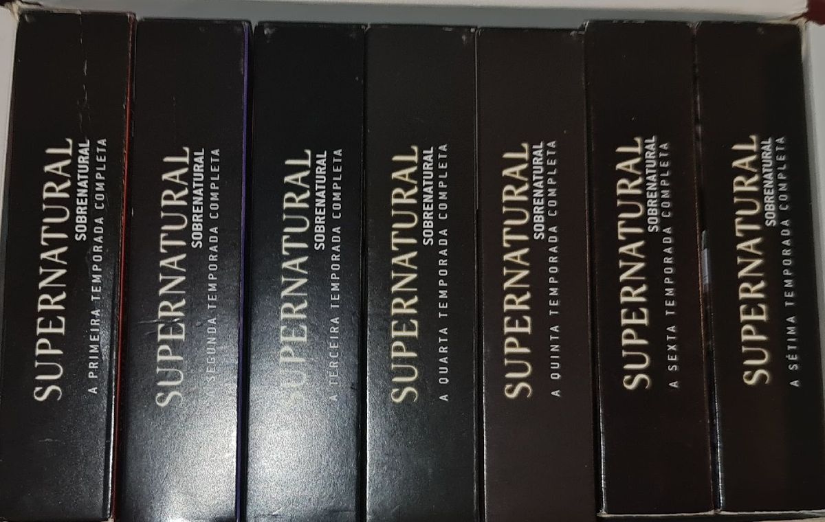 Supernatural Box Set - 1ª a 7ª Temporadas Completo | Filme e Série ...