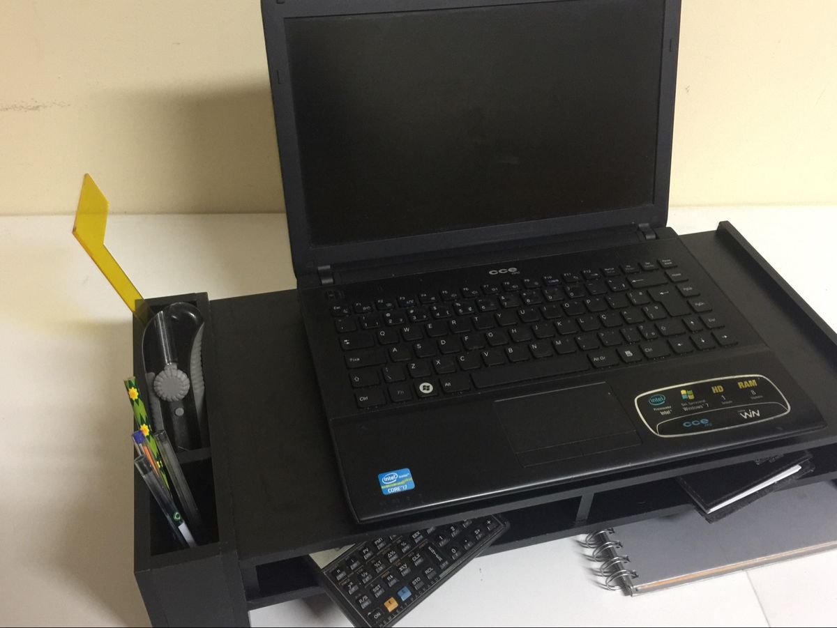 Suporte para Monitor e Notebook | Móvel p/ Casa Marca Propria Novo ...