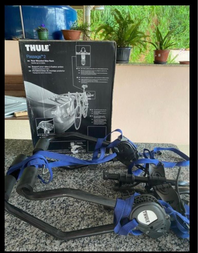 Suporte Thule Passage 910xt para Tampa 2 Bicicletas | Item p/ Esporte e ...