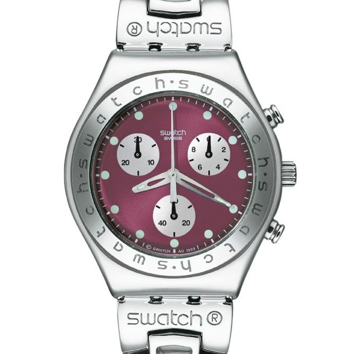 Swiss Swatch Irony Yms105g New Egeria Chronograph Quartz | Relógio ...
