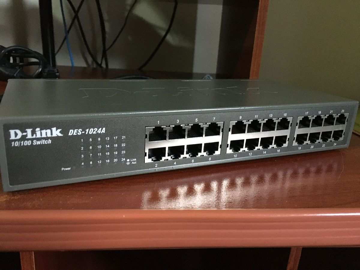 Switch D-link Des-1024a 24 Portas | Item Info & Eletro D Link Usado ...