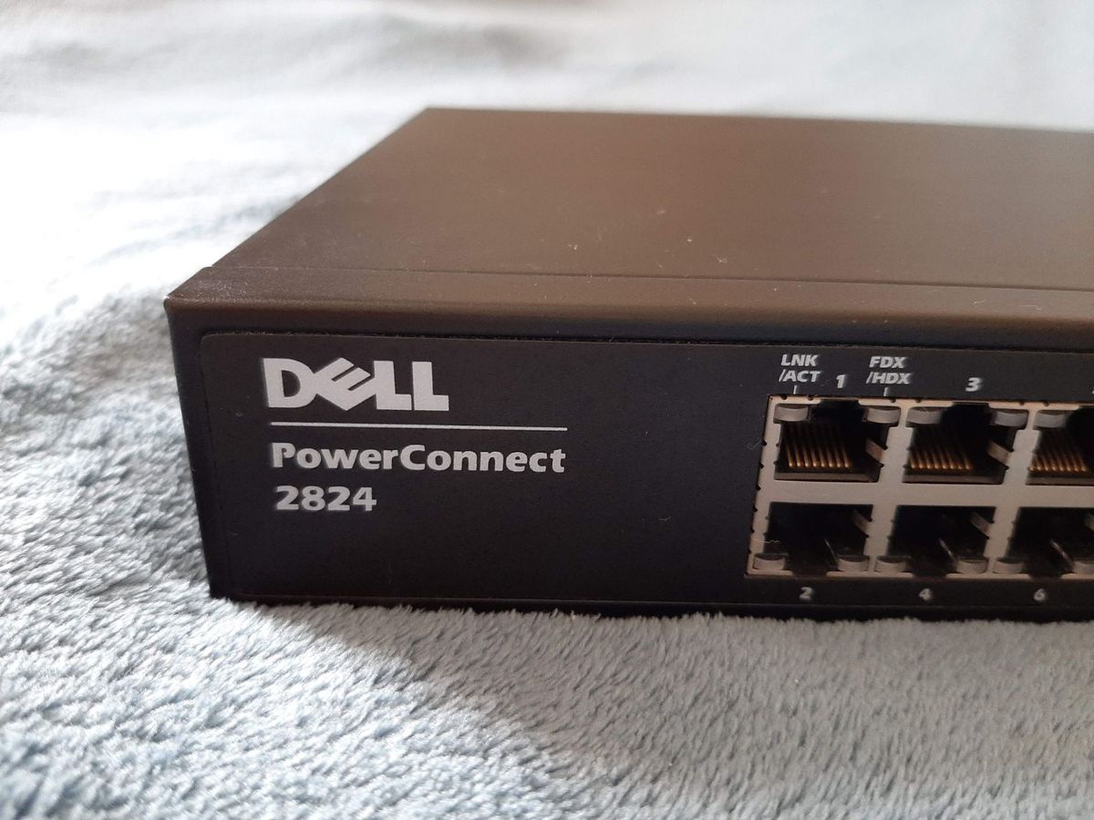 Switch Dell Powerconnect Modelo 2824 24 Portas | Móvel p/ Casa Dell ...