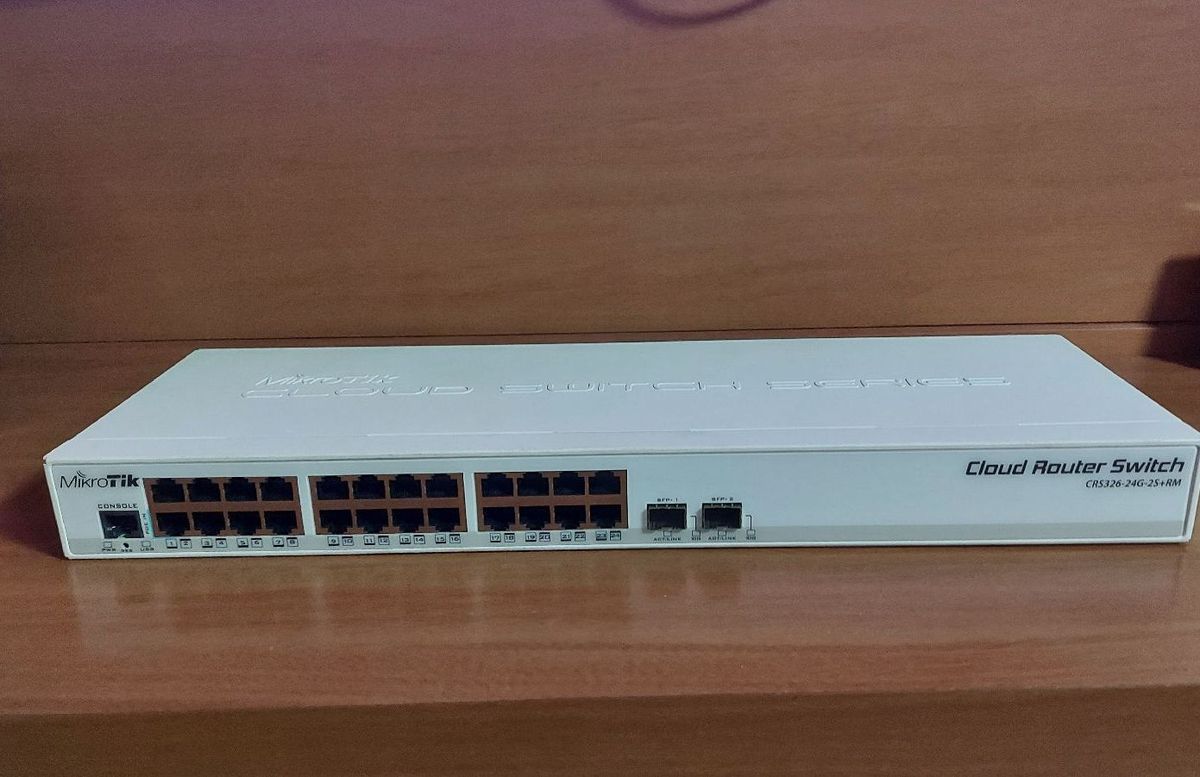 Switch Mikrotik Crs326-24g-2s+rm | Item Info & Eletro Mikrotik Usado ...