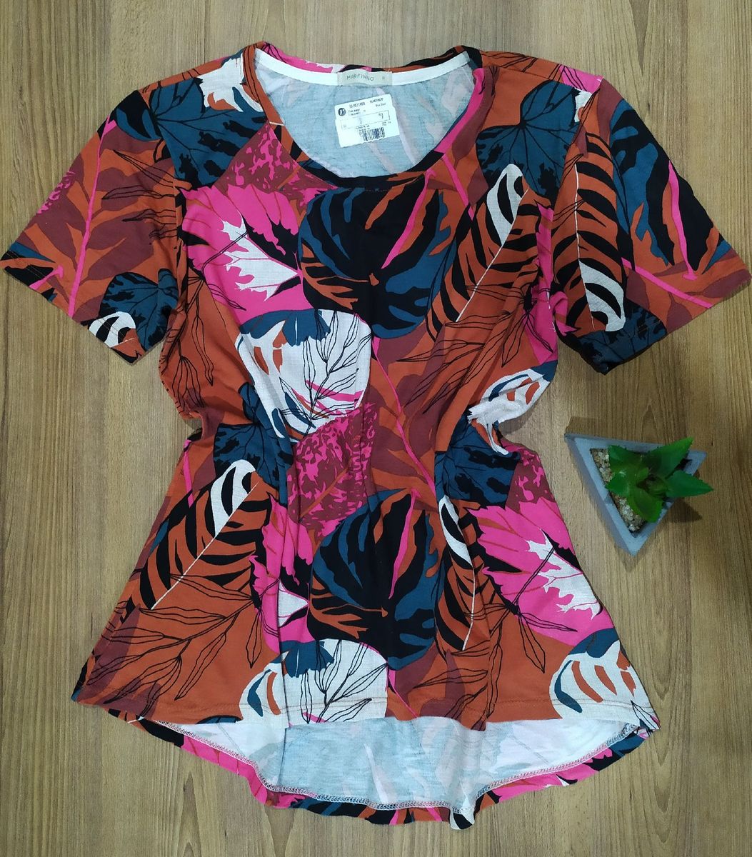 T-shirt Renner com Tag | Blusa Feminina Renner Novo 47889033 | enjoei