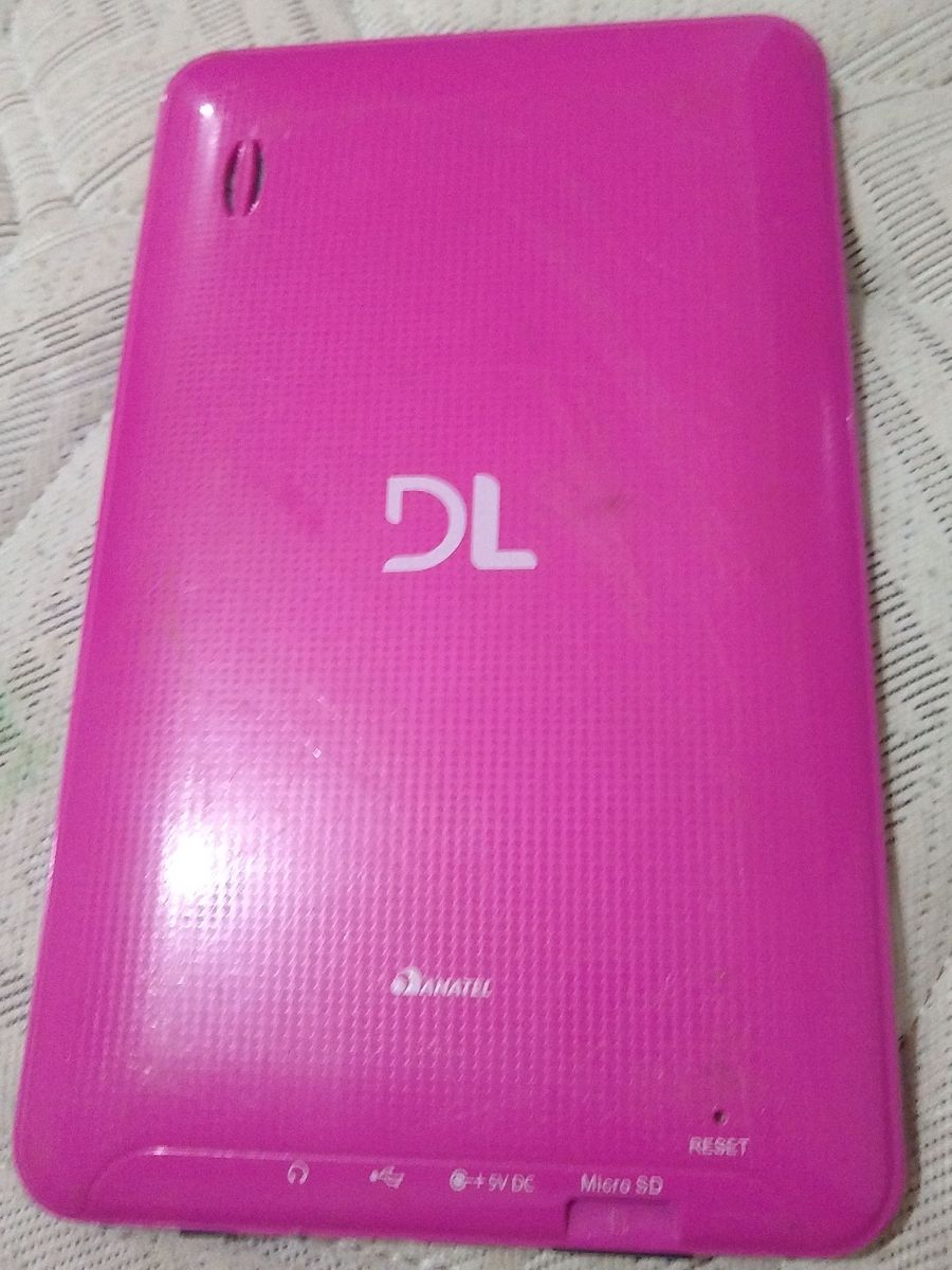 Tablet Dl Rosa Anatel ! Usado com a Tela Quebrada | Produto Vintage e ...