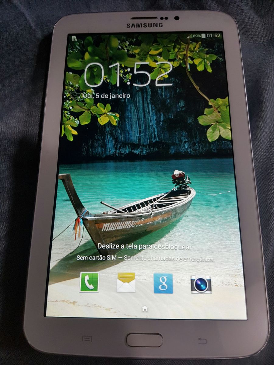 Tablet Samsung 7polegadas com Entrada para Chip e Tv Digital | Tablet ...