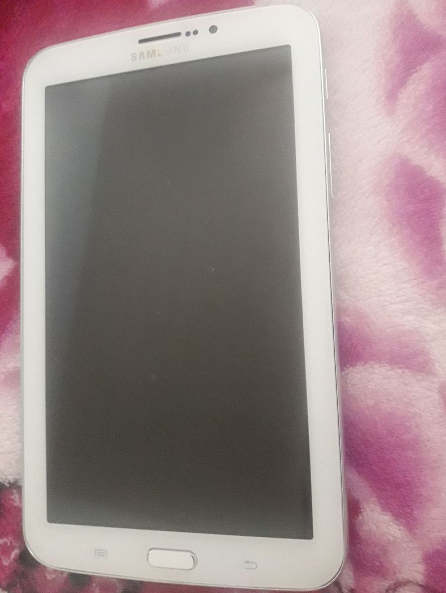 Tablet Samsung Branco | Produto Vintage e Retro Samsung Usado 42367727 ...