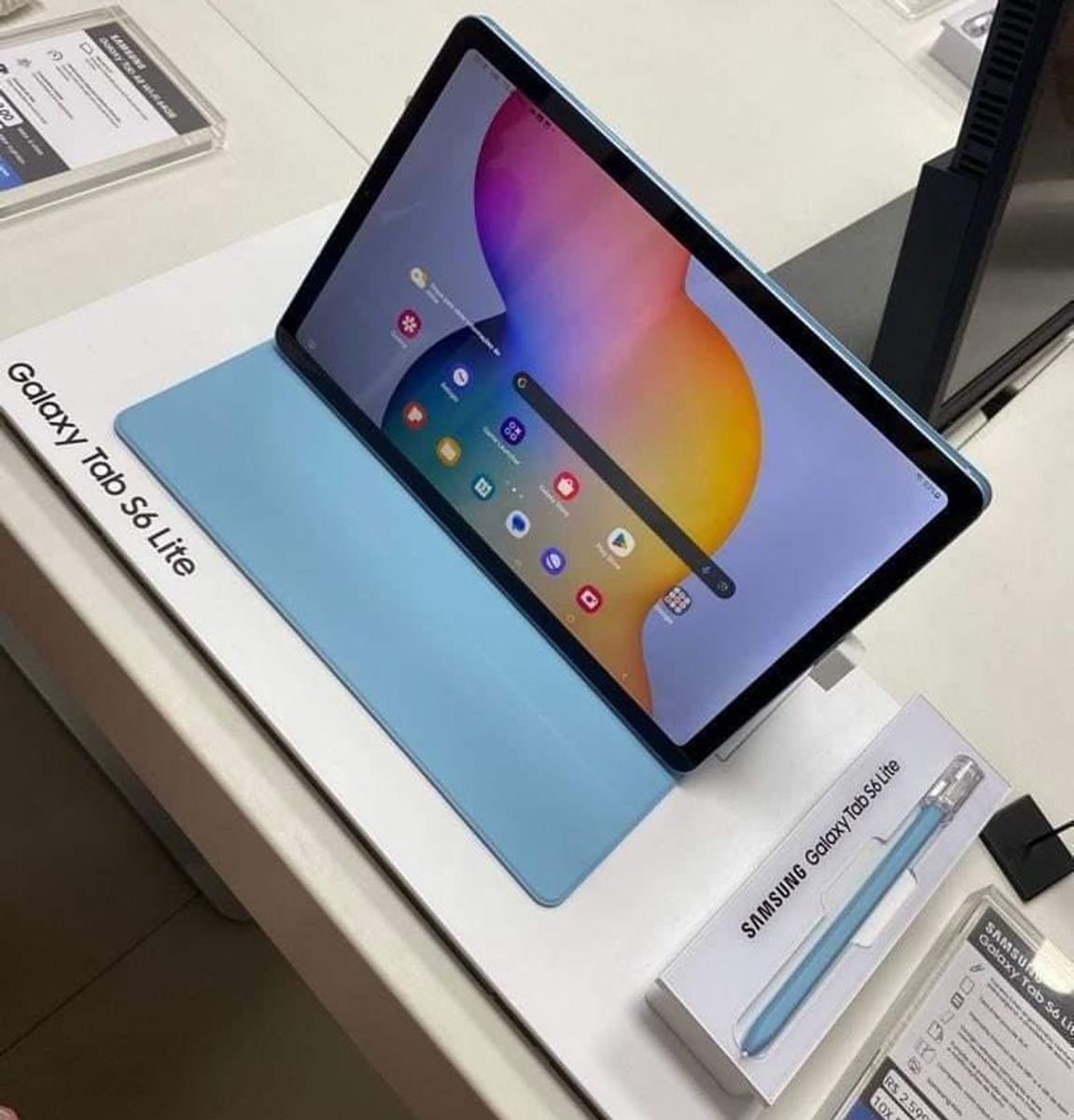 Tablet Samsung Galaxy Tab S6 Lite - 4 Gb de Ram, Cor Azul | Tablet ...